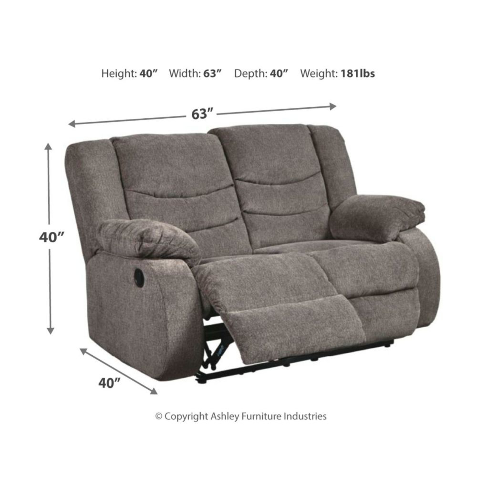 Tulen Reclining Loveseat