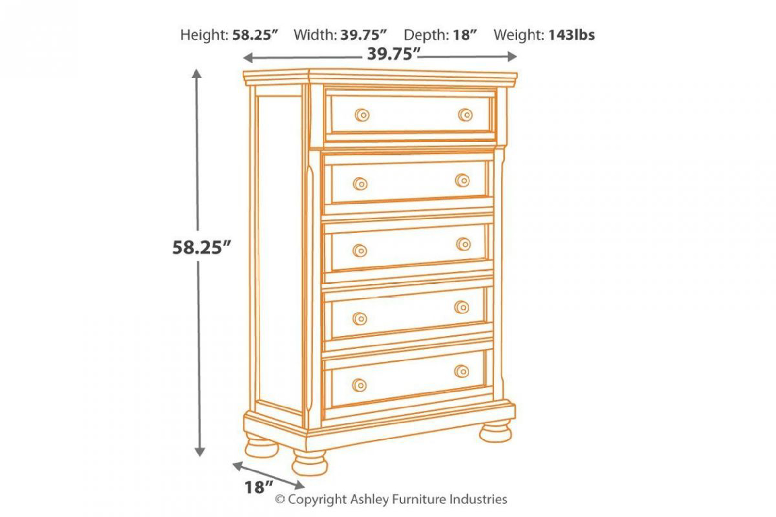 Porter Chest of Drawers