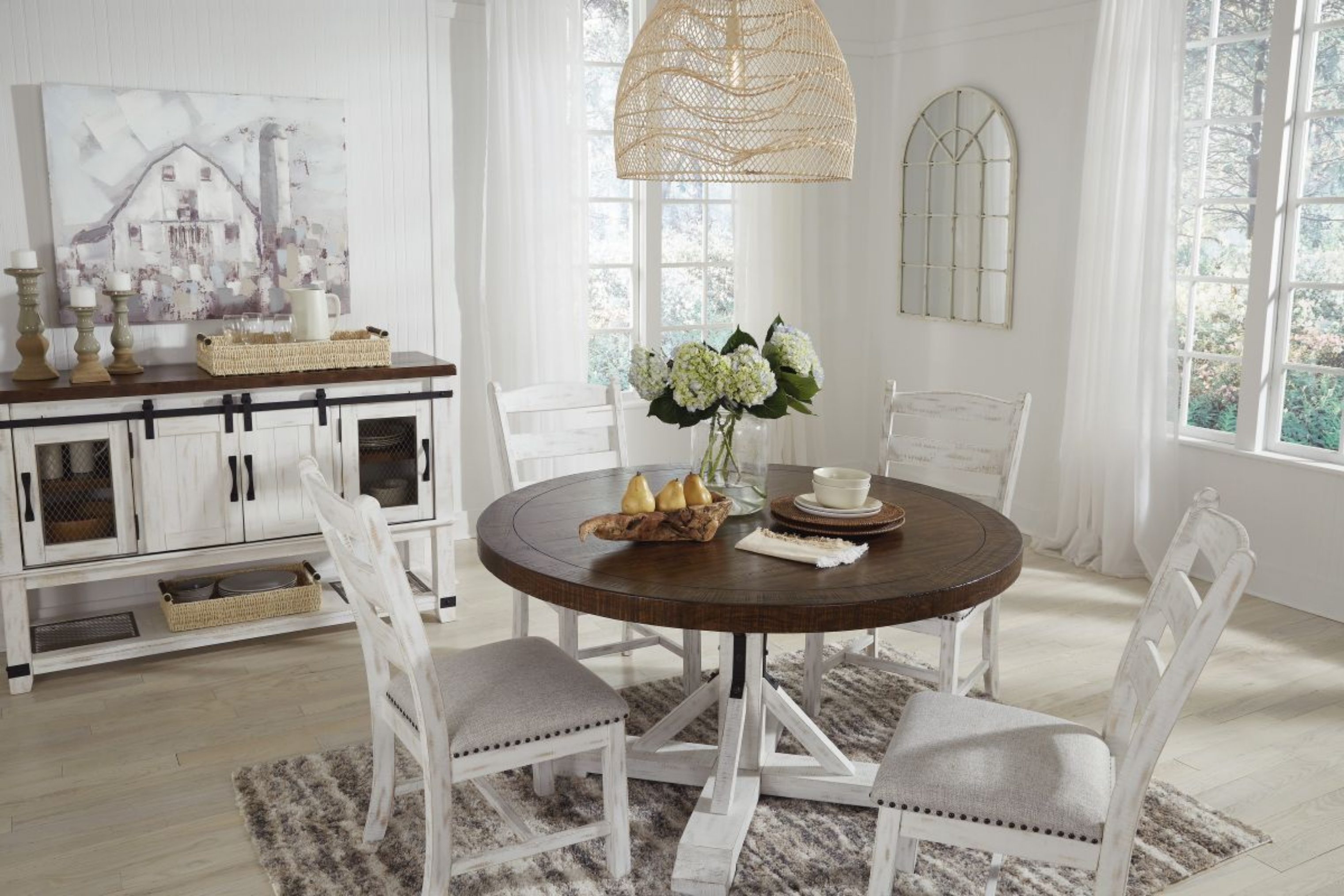 Valebeck Dining Table & 4 Chairs
